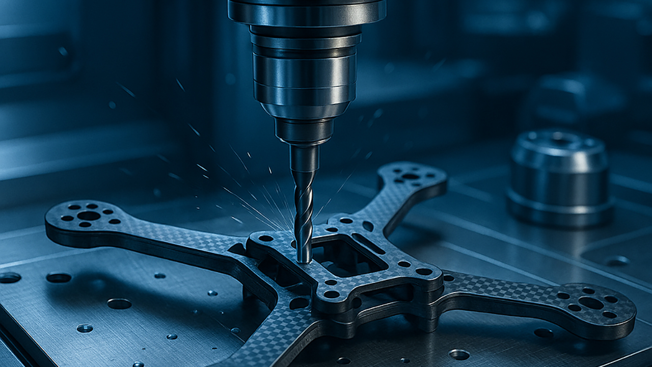 CNC Machining for FPV Drone Frames and Accessories