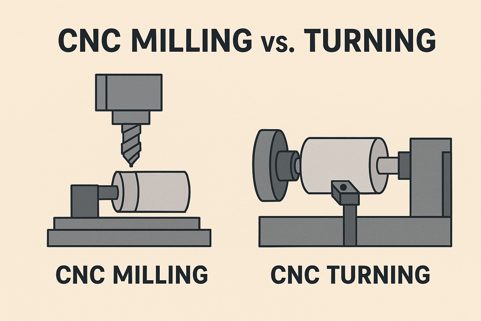 CNC Milling vs. Turning: Which Process is Right for You