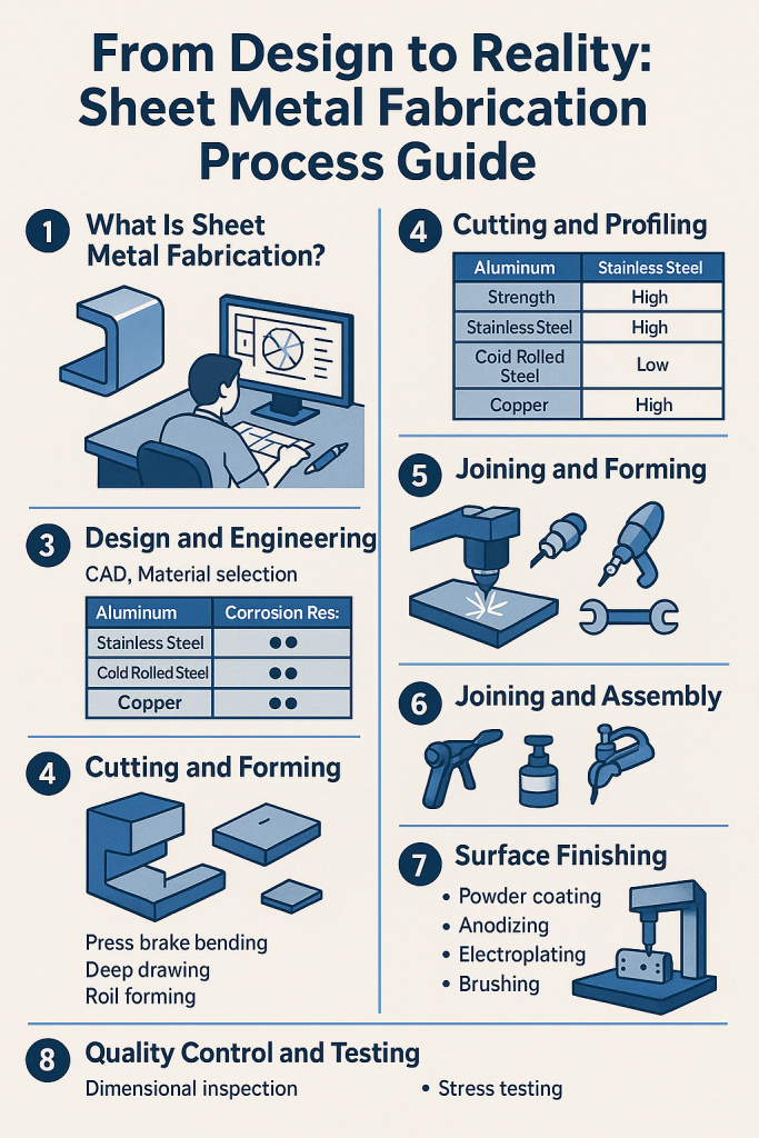 From Design to Reality: Sheet Metal Fabrication Process Guide - Boona Prototypes