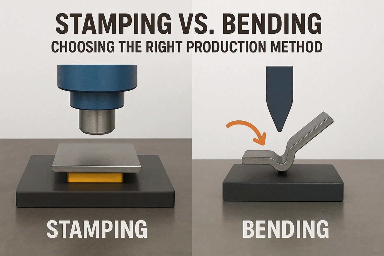 Stamping vs. Bending: Choosing the Right Production Method