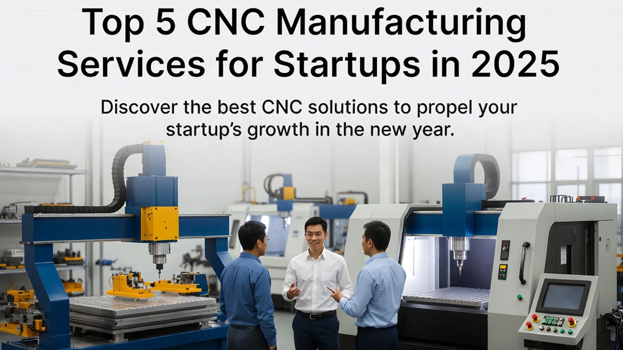 Top 5 CNC Manufacturing Services for Startups in 2025