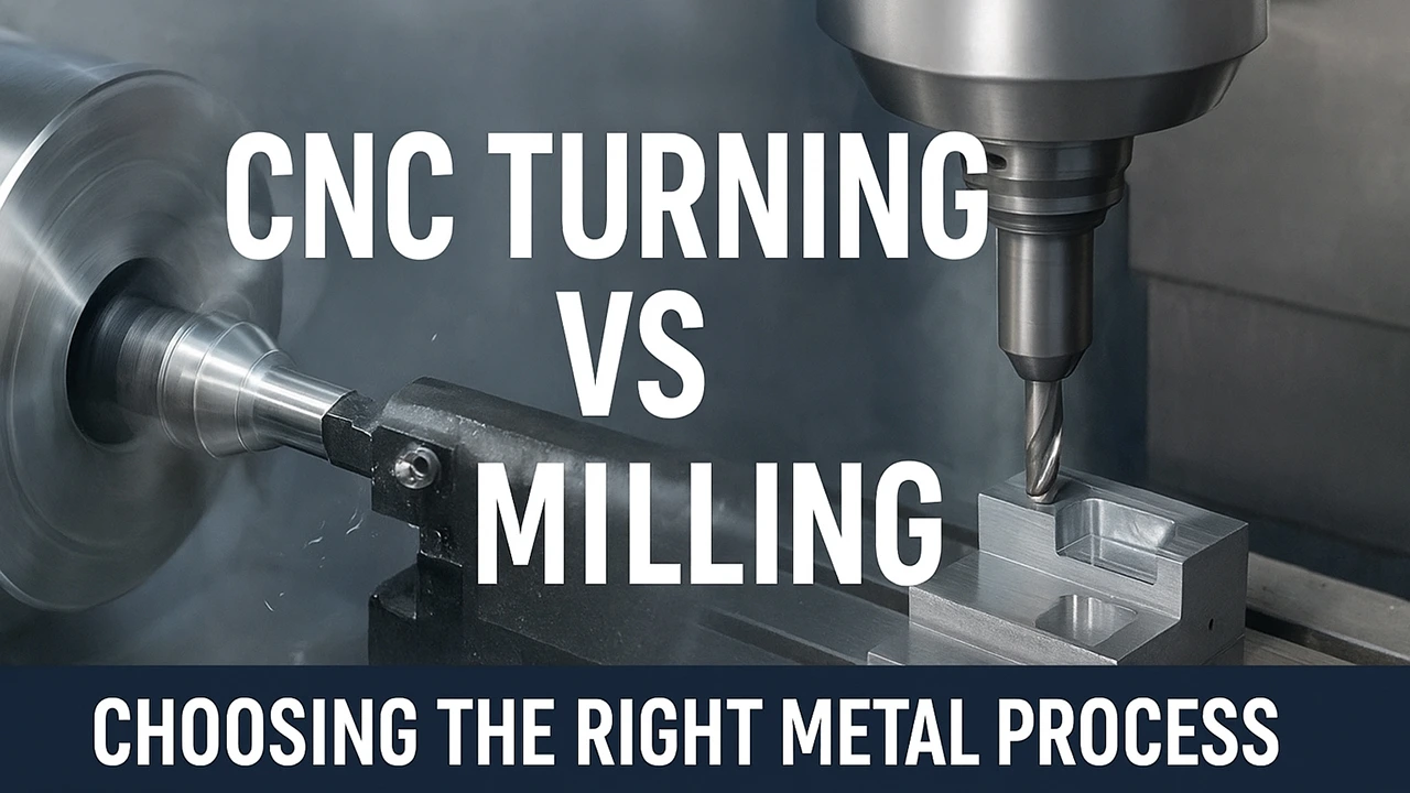 CNC Turning vs. Milling: Choosing the Right Metal Process